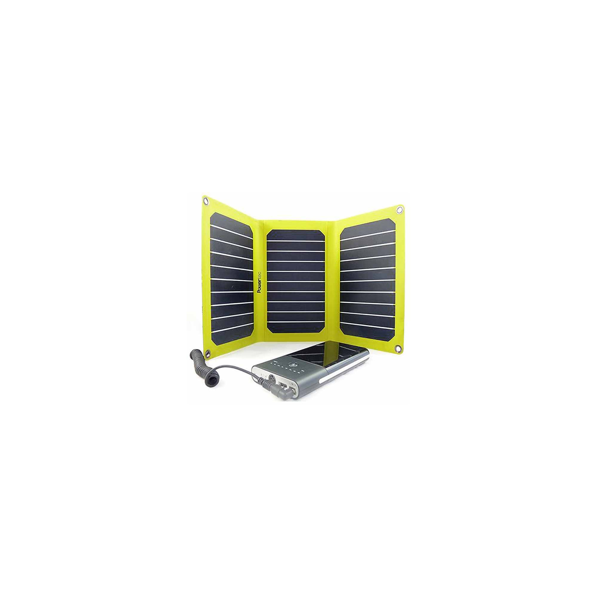 Chargeur solaire PTFLAP16 W USB Powertec - Ernergie autonome - Inuka