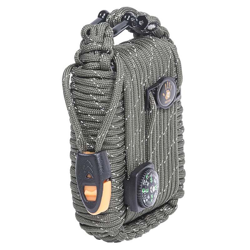 12 Survivors - Kit Paracord Survival Pod - Kits de survie - Inuka