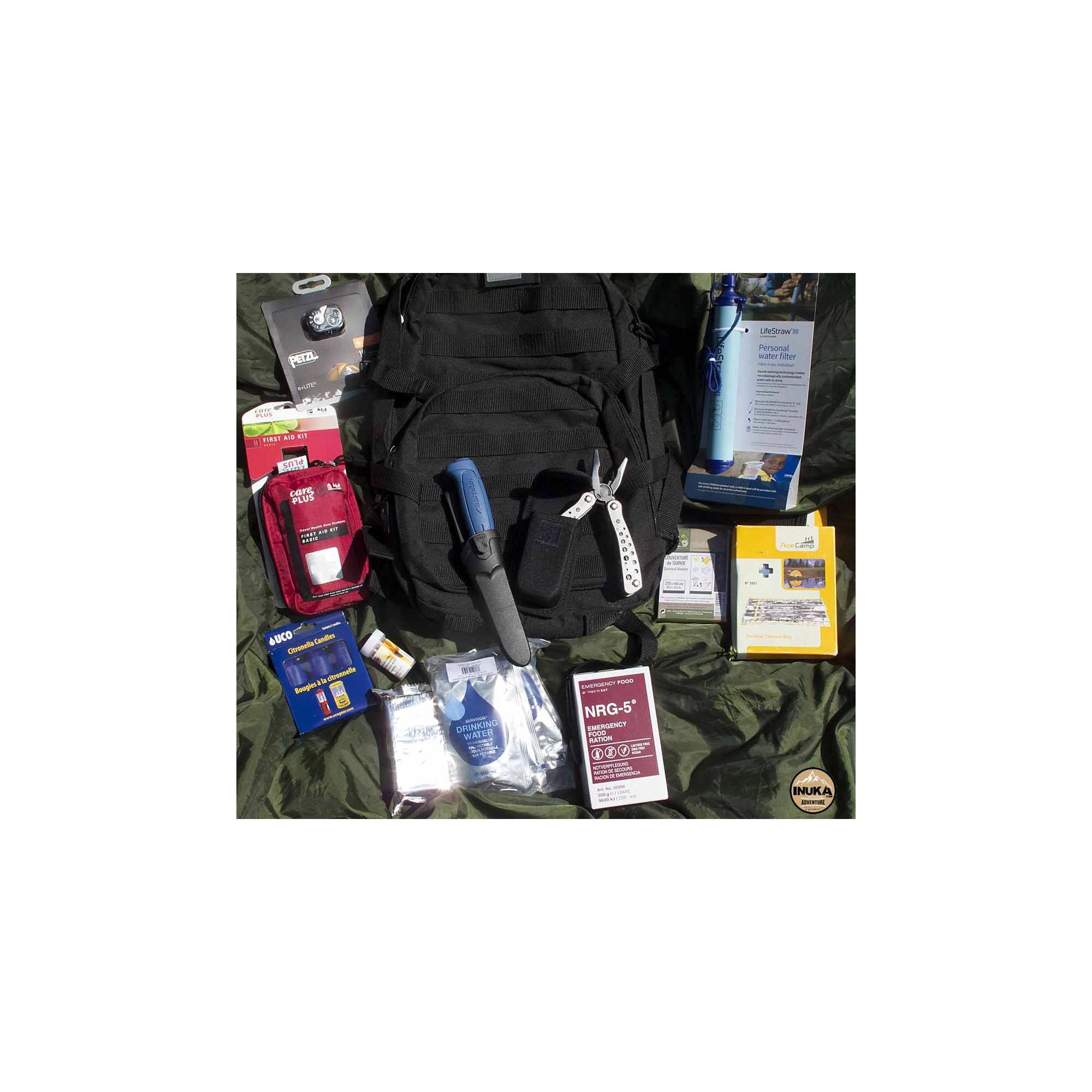 Lightweight emergency escape bag - Survival Rescue Emergency Risk - Inuka