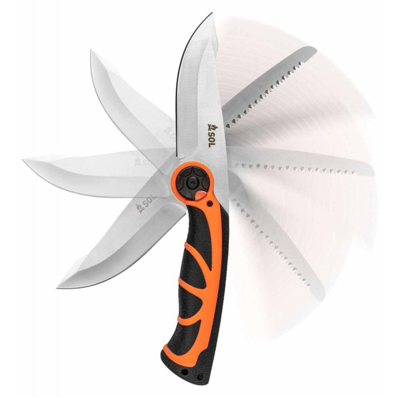 Couteau de survie et scie Stoke Sol - Couteaux de survie bushcraft - Inuka