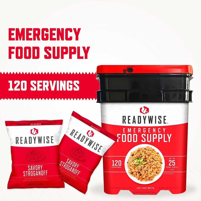 Kit de estoque emergencial de alimentos 25 anos - Sobrevivência e ...