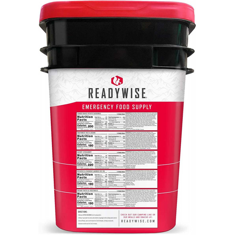 Kit de estoque emergencial de alimentos 25 anos - Sobrevivência e ...