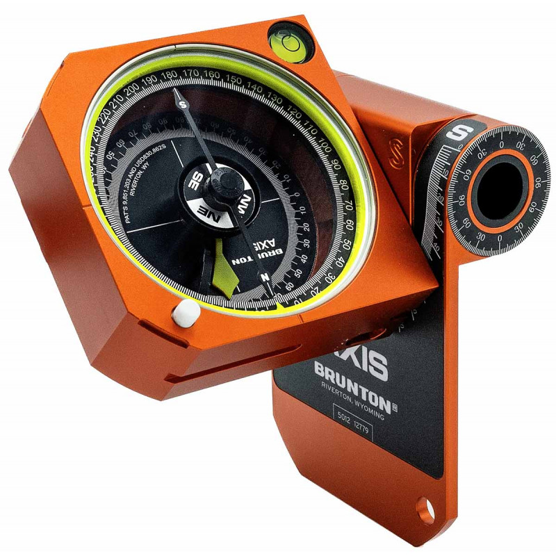 Brunton - Axis Transit 5012 Orange compass - Professional compasses - Inuka